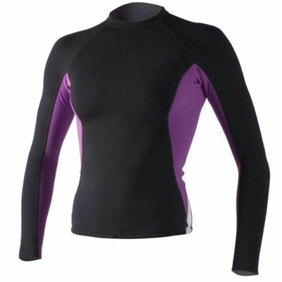 Women's Long Sleeve Lycra Rash Guard UV 50 Compression Swimming Suit Top T-shirt