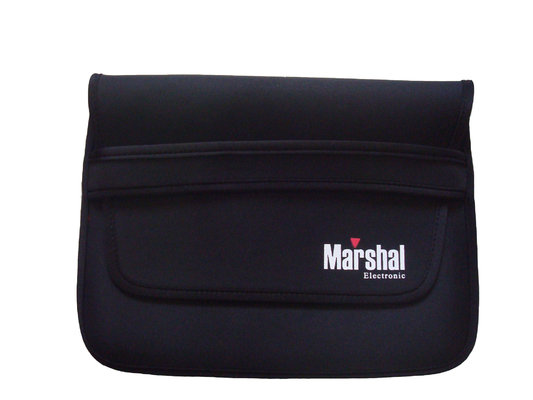 Black Durable Lightweight Travel Bags / Neoprene Pouch For Netbook