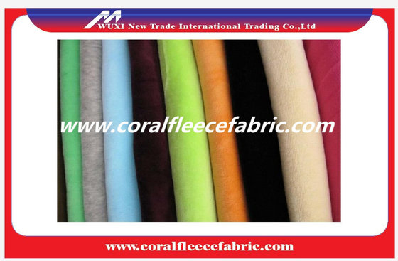 Pink Polyester Plain Coral Fleece Fabric for Upholstery And Home Textile