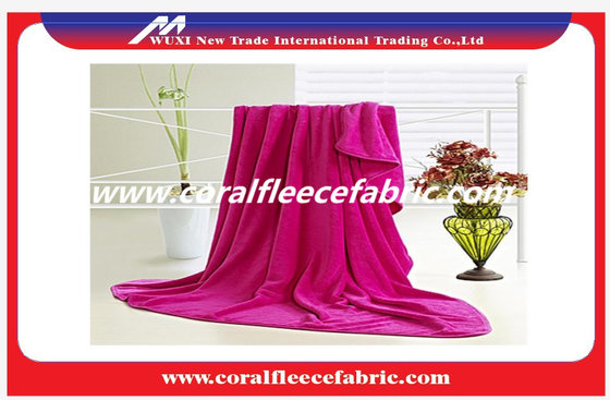Shoes / Sofa / Toy Material Coral Fleece Fabric Eco-friendly Printed Polyester Fabrics