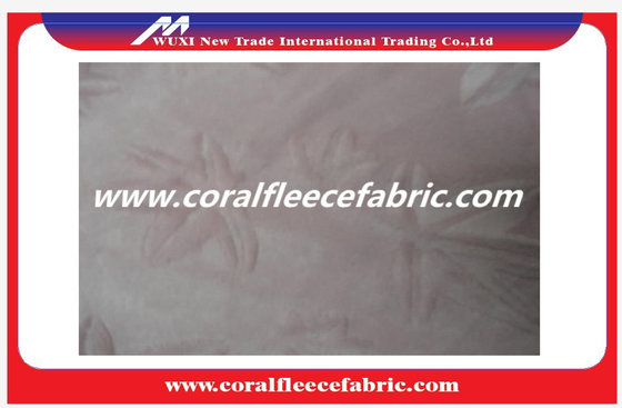 Multi Color Custom Knitted Coral Fleece Fabric for Blanket or Bathrobe