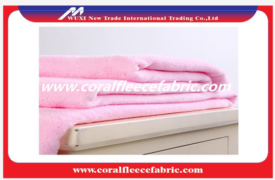 Blankets and Bathrobe Material Coral Fleece Fabric 100% Polyester Anti Pill Fleece Fabrics