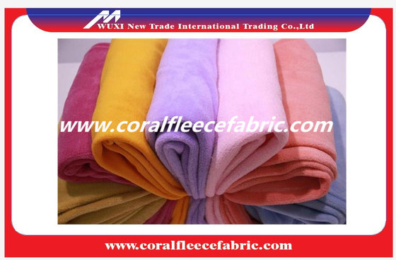 Blankets and Bathrobe Material Coral Fleece Fabric 100% Polyester Anti Pill Fleece Fabrics