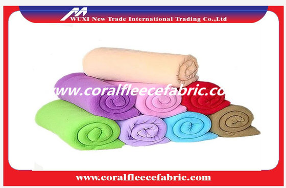 Blankets and Bathrobe Material Coral Fleece Fabric 100% Polyester Anti Pill Fleece Fabrics