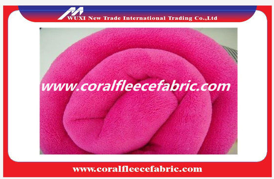 Beautiful Knit Coral Fleece Fabric for Bags / Shoes / Nightwear Material