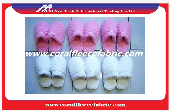 Beautiful Knit Coral Fleece Fabric for Bags / Shoes / Nightwear Material