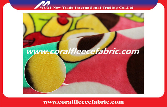 Custom Printed Coral Fleece Fabric for Feather Donation Blankets Materials
