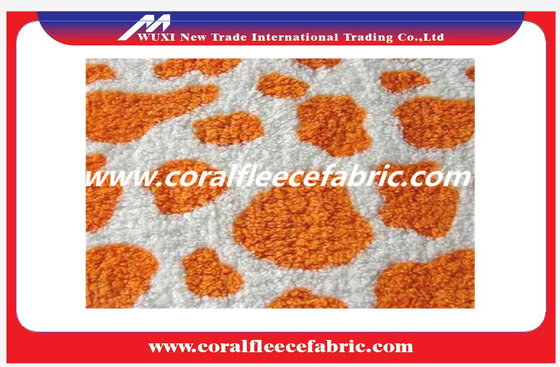 Coral Fleece Fabric Printed Tiger Skin for Bag or Garment