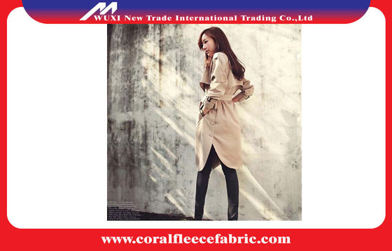 Women Long Trench Jacket , Mid-Long Casual Cotton Polyster Windbreaker for Spring