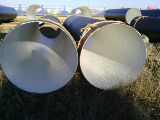 Q235B Q345B Epoxy Coal Tar Pitch Coating Anti - Corrosion Steel Pipe For Long Distance Conveying Oil