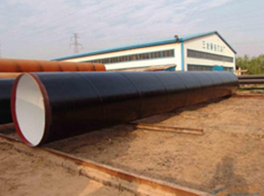 Q235B Q345B Epoxy Coal Tar Pitch Coating Anti - Corrosion Steel Pipe For Long Distance Conveying Oil