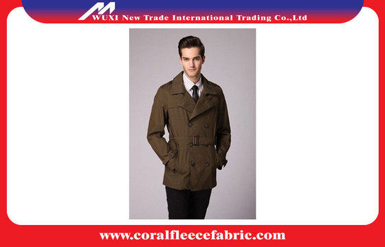 Men's Long Trench Jacket , Mid-Long casual cotton polyster windbreaker for spring and autumn