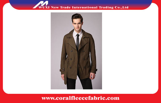 Men's Long Trench Jacket , Mid-Long casual cotton polyster windbreaker for spring and autumn