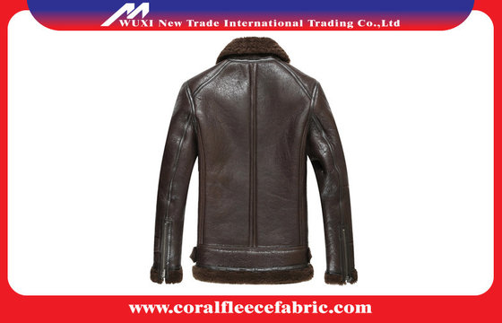 Surper-Thick Warm Leather Mens Outdoor Jackets Winter Mens Overcoats
