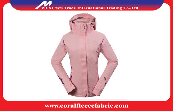 Windproof Warm Womens Winter Outdoor Jacket , Breathable Wind Stopper 3 in 1 Fleece Jacket