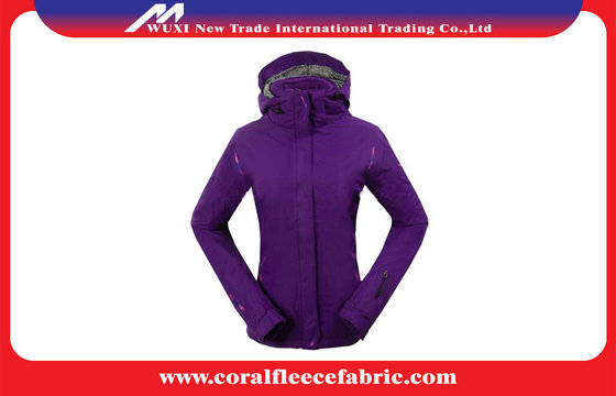 Windproof Warm Womens Winter Outdoor Jacket , Breathable Wind Stopper 3 in 1 Fleece Jacket