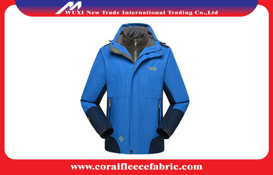 Custom Mens Outdoor Jackets / Winter Waterproof Jacket