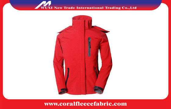 Women Waterproof Outdoor Jackets / Breathable Fancy Camping Jackets with Hood