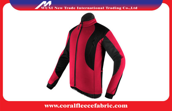 Popular Mens Outdoor Jackets , Polar Fleece Winter Waterproof Cycling Jackets