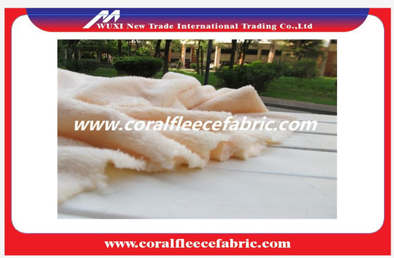 Multi Color Lambs Wool Jacquard Weave Fabric / Lambs Wool Cloth Material