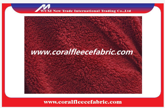 Anti-Static Soft Warm Fake Lambswool Lining Fabric , 100 Polyester