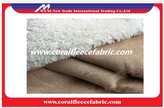 Soft Handfeel Lambs Wool Fabric / Lambswool Material