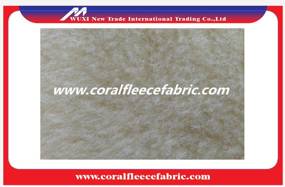 Polyester Lamb Wool Faux Suede Compound Fabric for Coats / Garment / Home Textile
