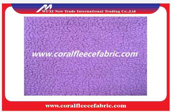 Waterproof Wool Upholstery Fabric , Faux Fur Wool Plush Fabric for Coats 3D / 5D / 11D