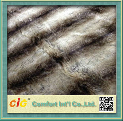 100% Polyester Soft Lamb Wool Fake Fur / Faux Fur Fabric For Auto Interior Upholstery