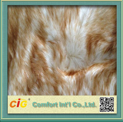 100% Polyester Soft Lamb Wool Fake Fur / Faux Fur Fabric For Auto Interior Upholstery