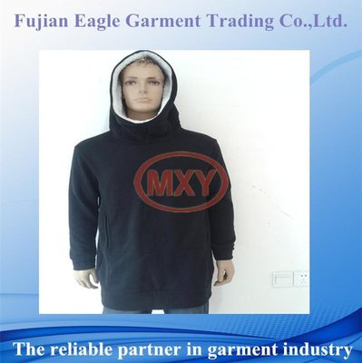 Hooded wool fleece