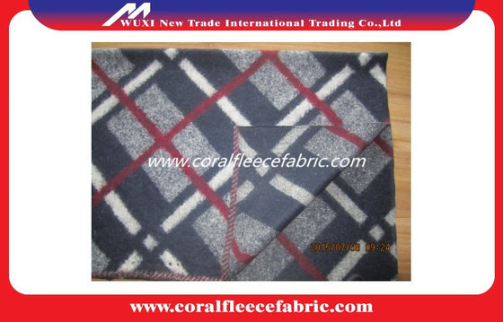Winter Overcoat Wool Woven Jacquard Dress Fabric With British Grid Pattern