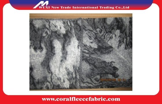 Acrylic Polyester Wool Jacquard Fabric For Coat And Home Decor