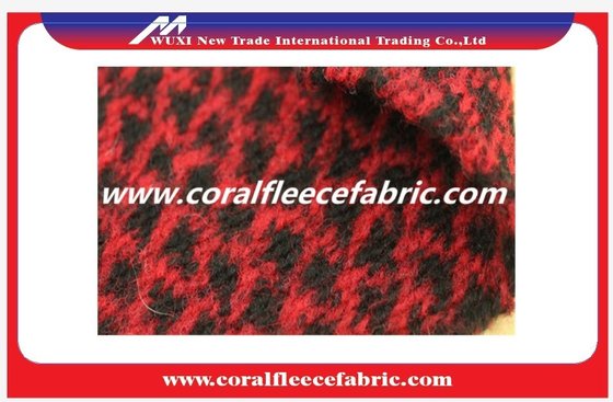 Warm Lining Wool Jacquard Fabric for Baby Knitting Wear , Wool Fabric Wholesale