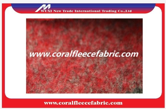 Knitting Leopard Wool Jacquard Fabric for Upholstery Fabric Material , Multi Color