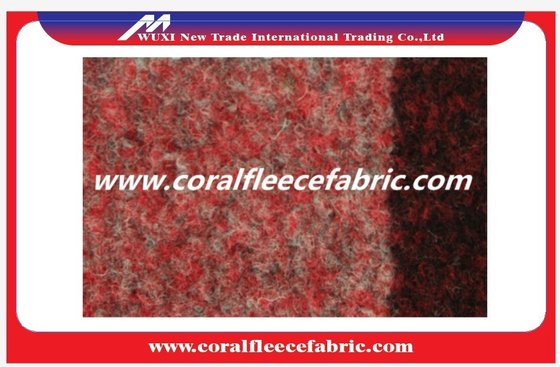 Knitting Leopard Wool Jacquard Fabric for Upholstery Fabric Material , Multi Color