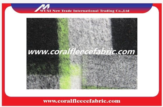 Roundness Polyester Imitate Wool Jacquard Fabric Wool Material for Home Textile