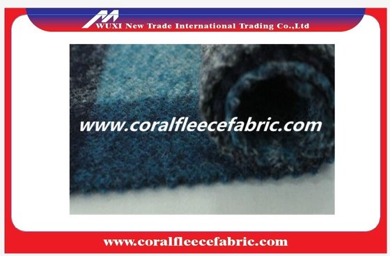 80% Acrylic 20% Wool Jacquard Fabric , Girl Dress Knit Fabric  High-end Grade