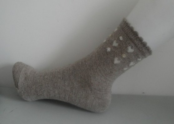 Ladies Winter Womens Wool Socks , Comfortable Wool Running Socks