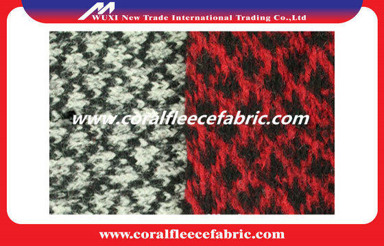 Polyester Printed Wool Jacquard Fabric