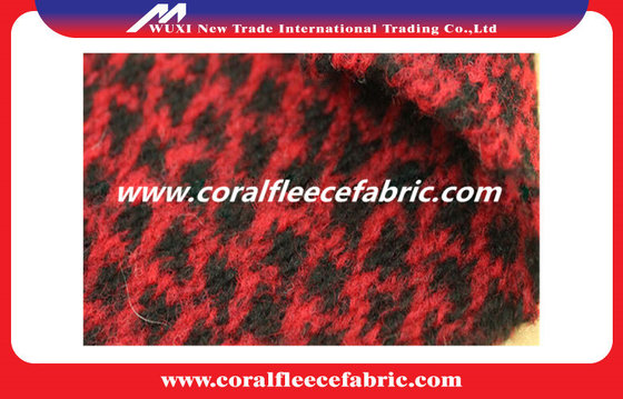 Polyester Printed Wool Jacquard Fabric