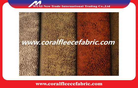 Colorful Polyester Faux Suede Fabric for Chair Cover and Home Textile 150 - 180gsm