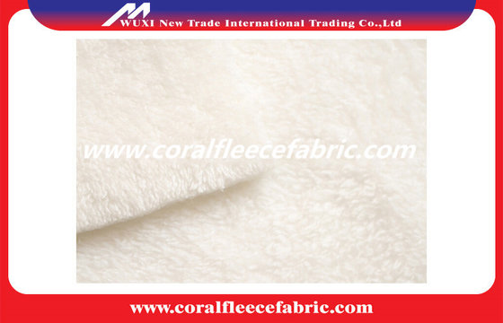 Custom Plain Polyester Shu Velveteen / Bronzing Suede Fabric Knitted Jersey for Blanket