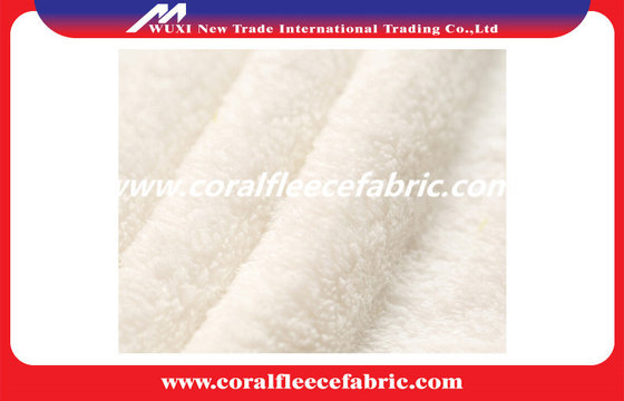 Custom Plain Polyester Shu Velveteen / Bronzing Suede Fabric Knitted Jersey for Blanket