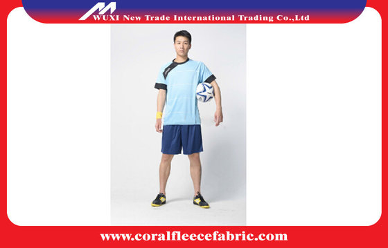 Dry fit Polo Quickly Dry Football Shirts / Soccer Uniform Sets with Plus Size