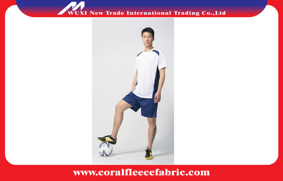 Dry fit Polo Quickly Dry Football Shirts / Soccer Uniform Sets with Plus Size