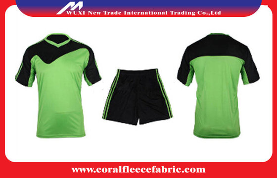 Men's Custom Soccer Jerseys Breathable / Multi Color Short Sleeve Football Sport Suits