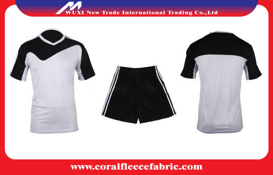Men's Custom Soccer Jerseys Breathable / Multi Color Short Sleeve Football Sport Suits