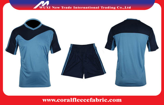 Men's Custom Soccer Jerseys Breathable / Multi Color Short Sleeve Football Sport Suits