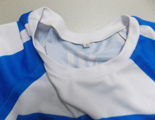 Custom Moisture Absorption Striped Soccer Jerseys Sports Team Clothing